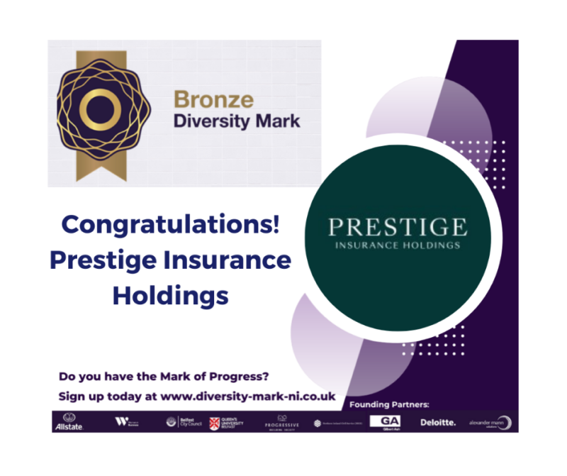 Prestige Insurance Holdings awarded Bronze Diversity Mark Accreditation ...